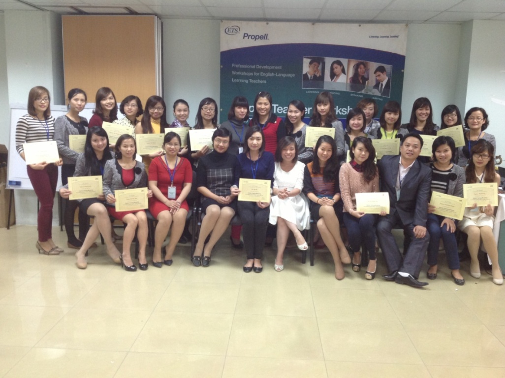 Thông báo khai giảng khóa tập huấn Giáo viên TOEIC quý III năm 2015