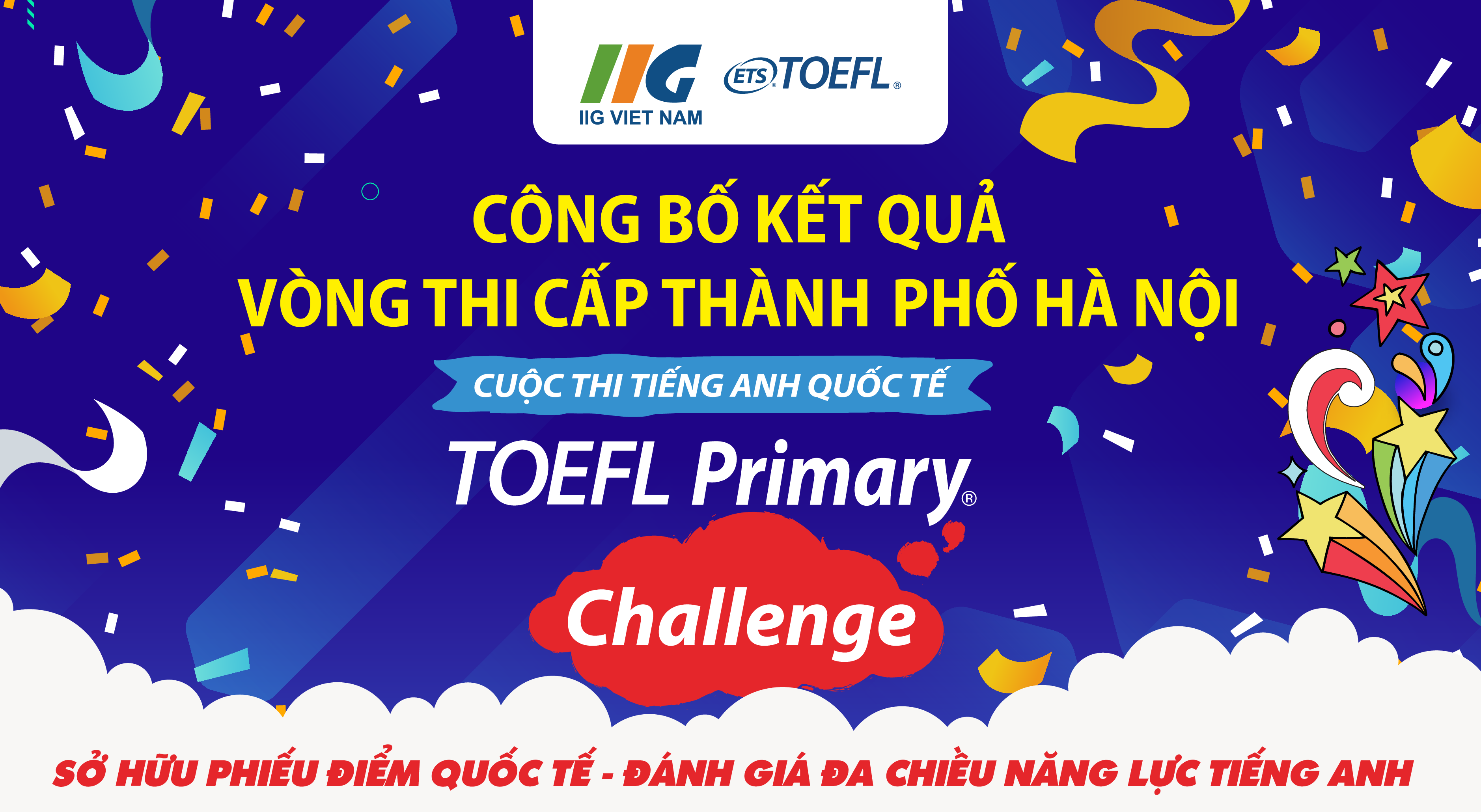 [Hà Nội] Thông báo Kết quả Vòng thi cấp Thành phố cuộc thi TOEFL ...